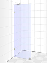 700mm x 2000mm Frameless Shower Screen | Shower Doors SA