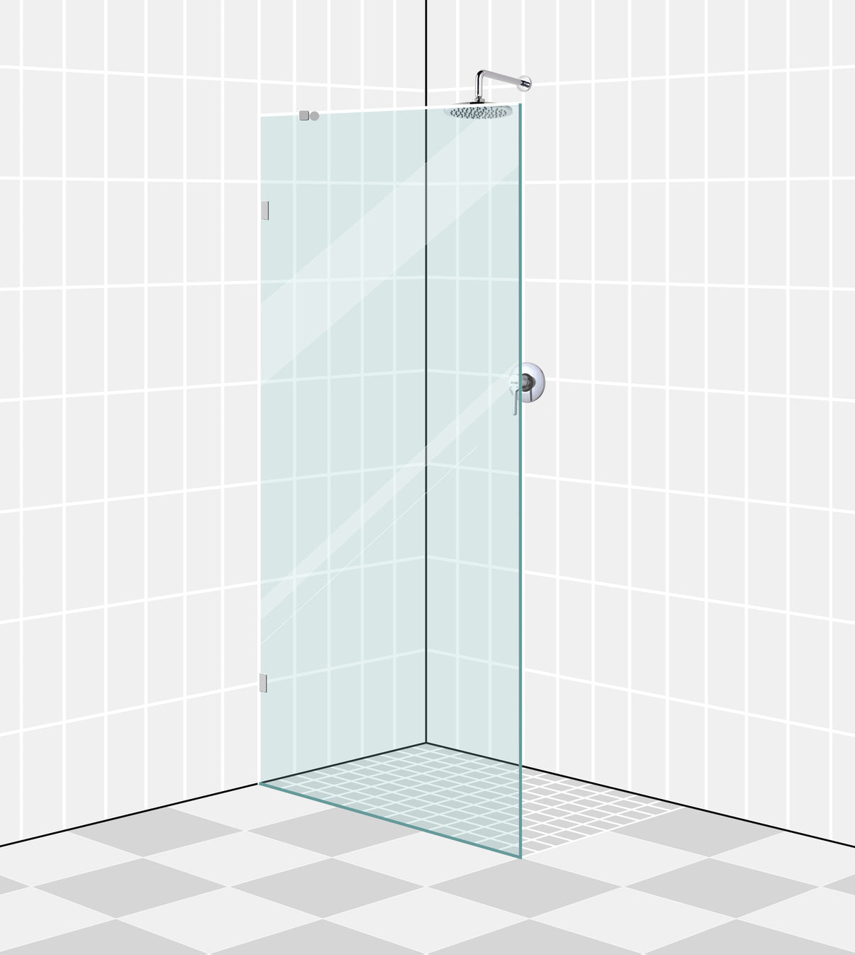 Shower Screen 1200mm x 2000mm – Shower Doors SA